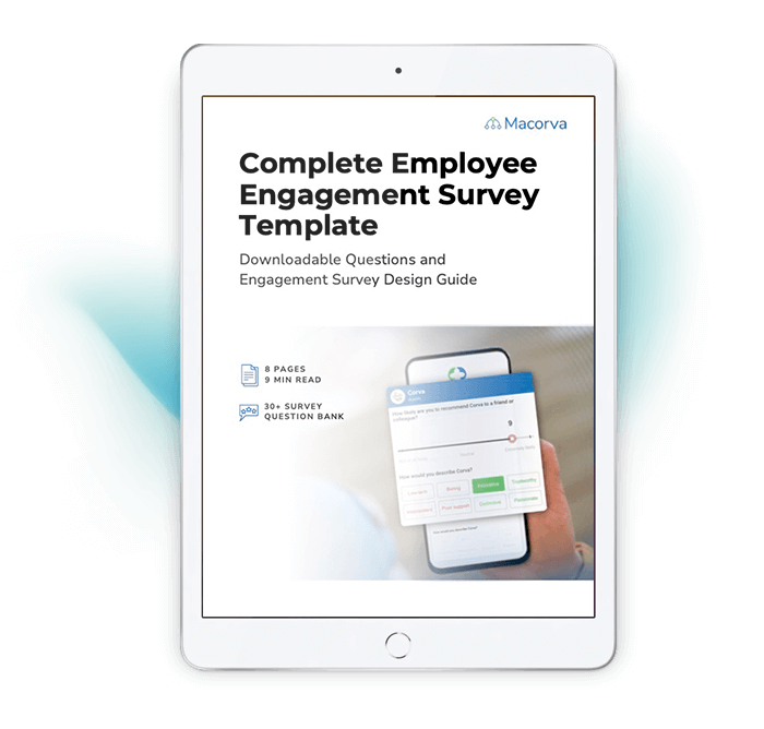 Free Employee Engagement Survey Template & Design Guide | Macorva
