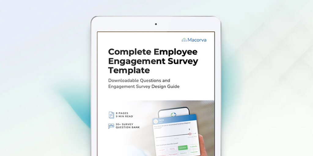 Free Employee Engagement Survey Template & Design Guide | Macorva
